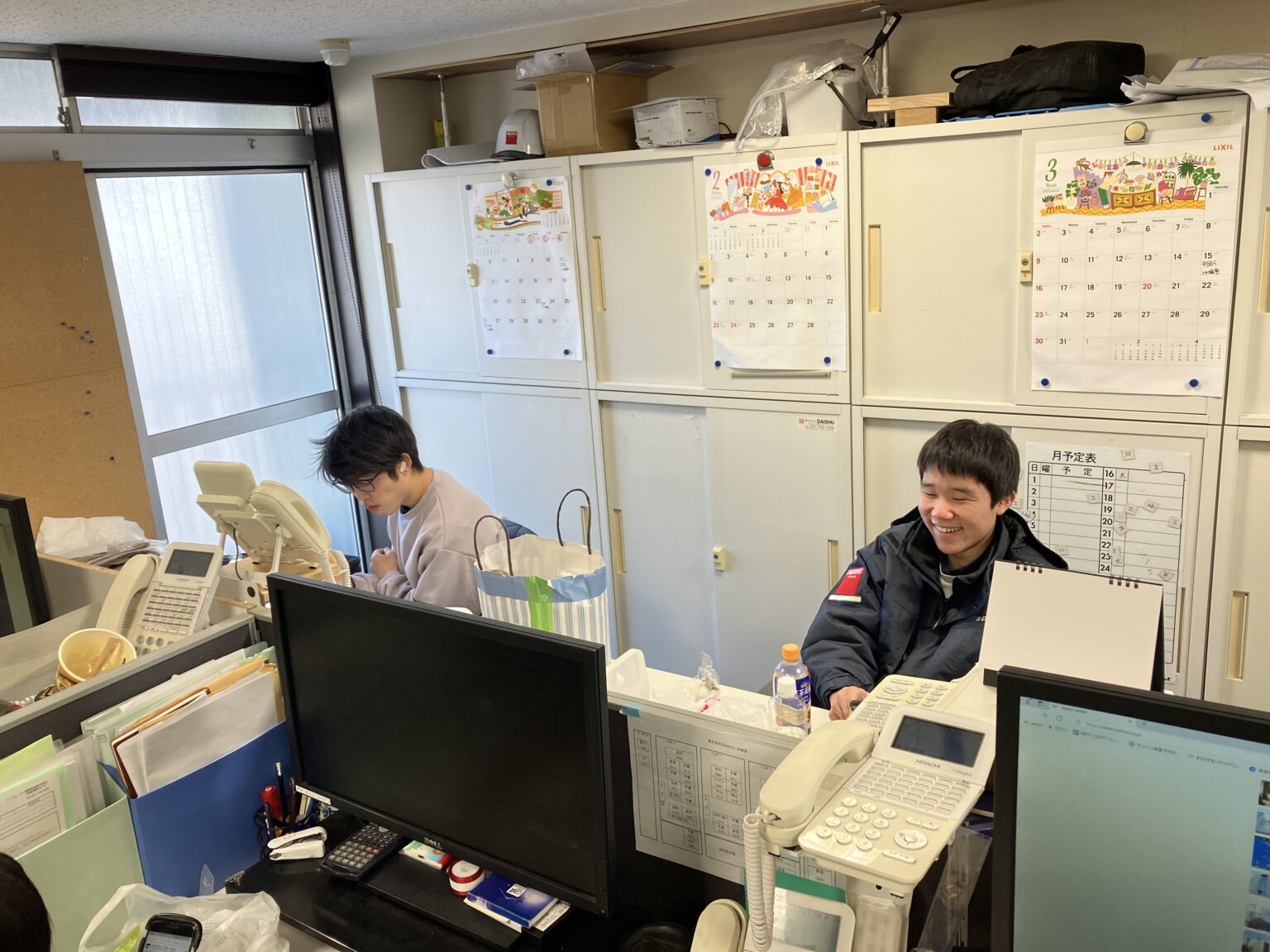 DAISHU工事部の業務を手伝ってくれているアルバイト君たち | 市川市の工務店DAISHU｜二世帯住宅もお任せください｜自然素材・高耐震・高 ...