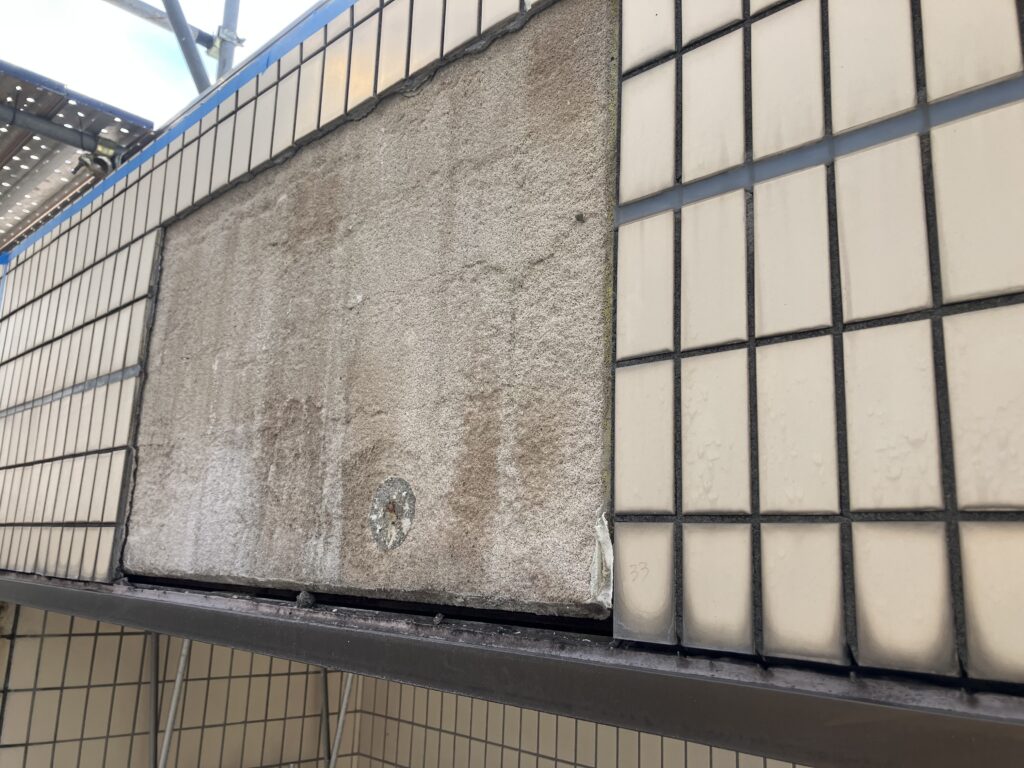 ビル外壁タイルの復旧工事 | 市川市の工務店DAISHU｜二世帯住宅もお任せください｜自然素材・高耐震・高断熱の注文住宅