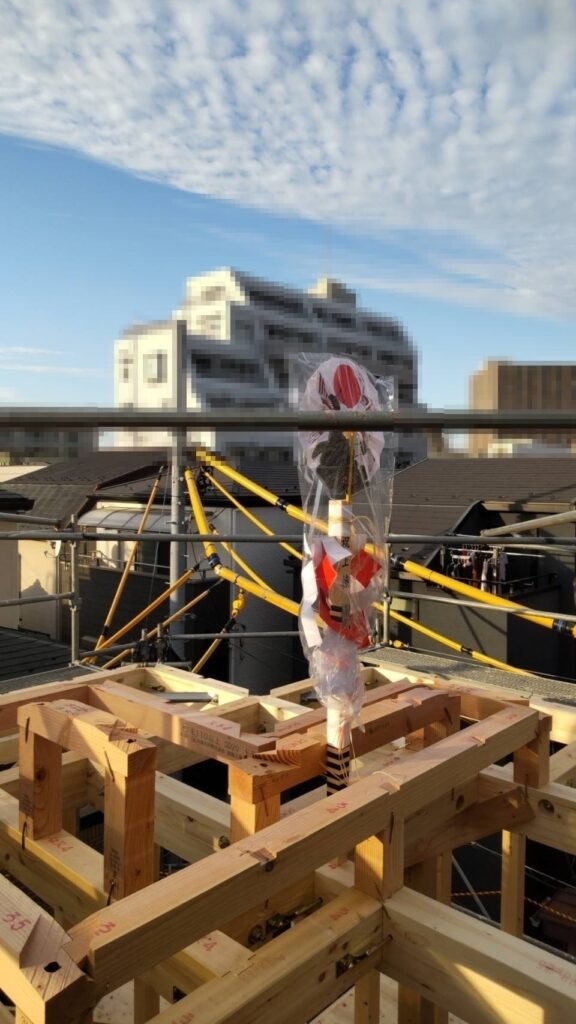 K様邸が上棟しました！ ＠江戸川区 | 市川市の工務店DAISHU｜二世帯住宅もお任せください｜自然素材・高耐震・高断熱の注文住宅