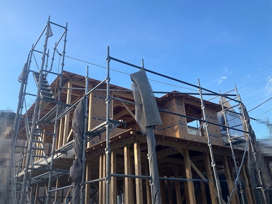 市川市A様邸 上棟いたしました！ | 市川市の工務店DAISHU｜二世帯住宅もお任せください｜自然素材・高耐震・高断熱の注文住宅